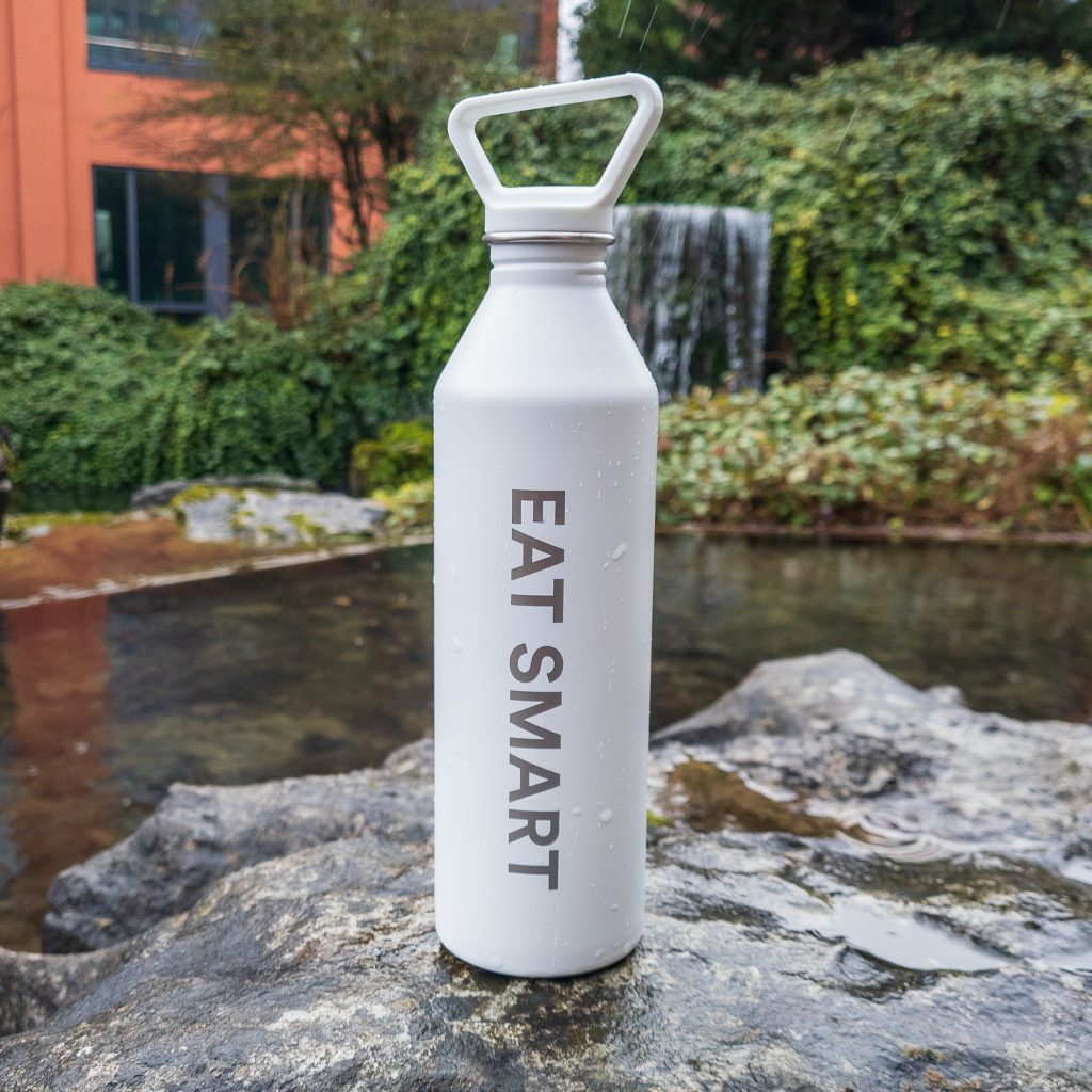 Stainless Steel Water Bottle | Lean Bean | EAT SMART